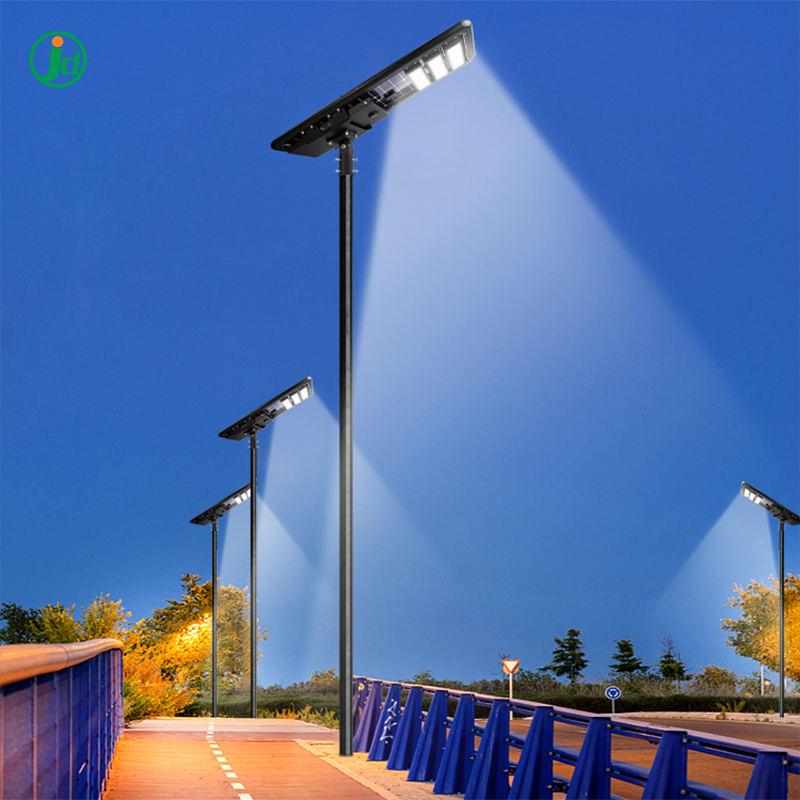 Custom JD-SLDS01 Solar Powered Street Lamp All In One Solar Street ...